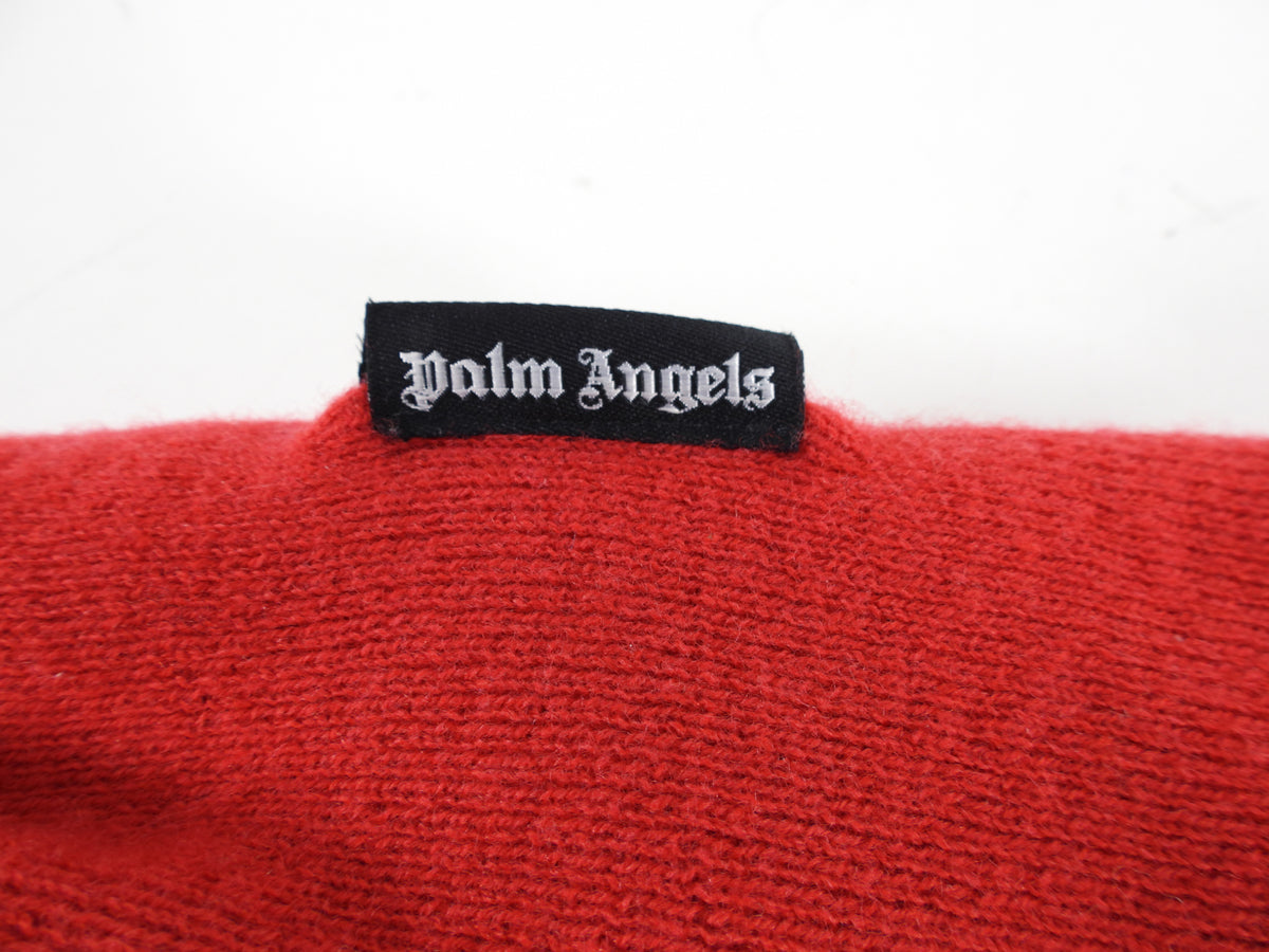 Palm Angels Red Knit Logo Toque – I Miss You MAN