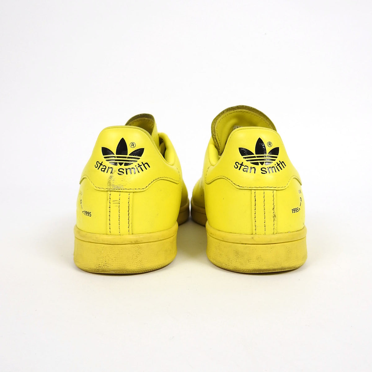 Raf Simons x Adidas Stan Smith Yellow Size 9.5 – I Miss You MAN